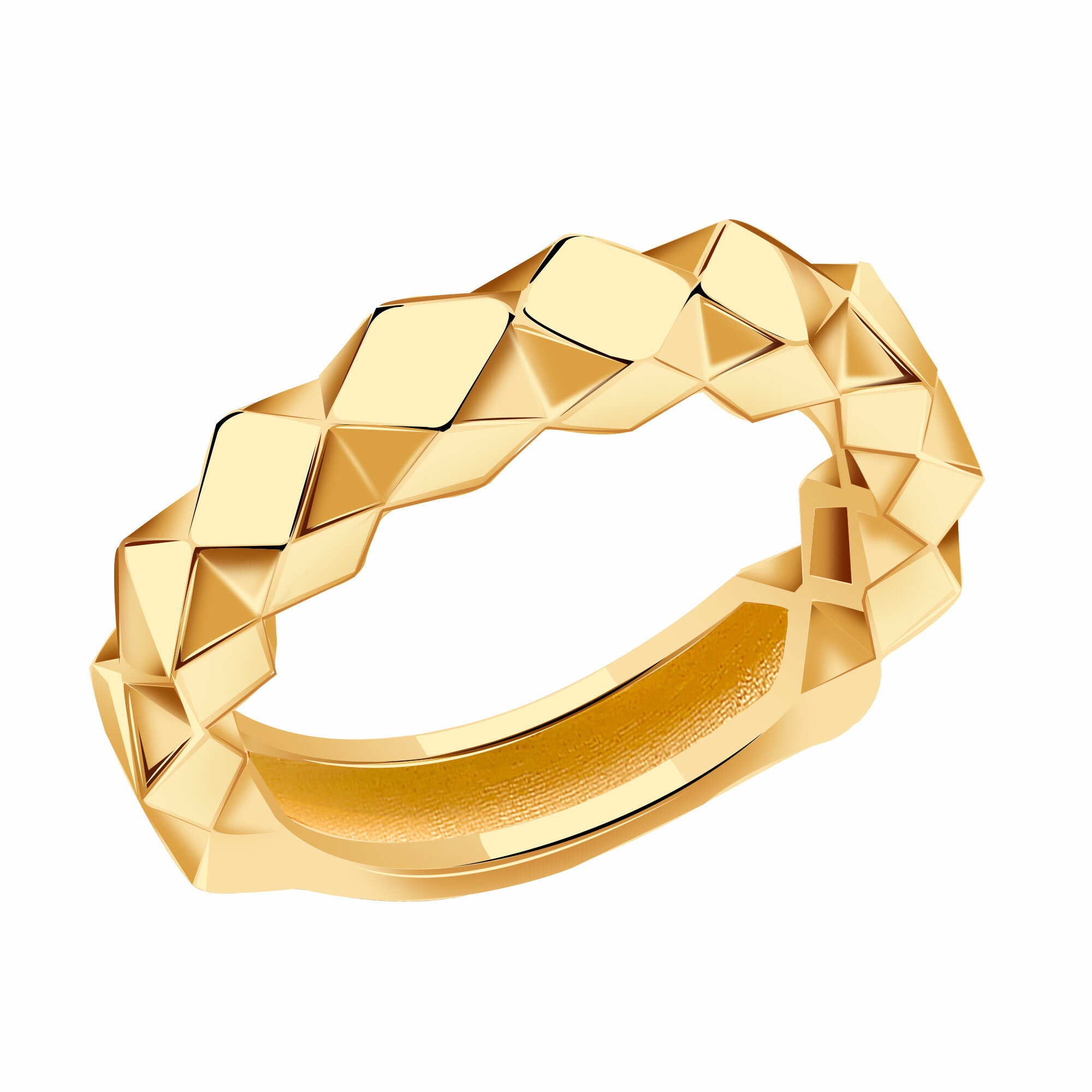 Кольцо, красное золото, 585 проба