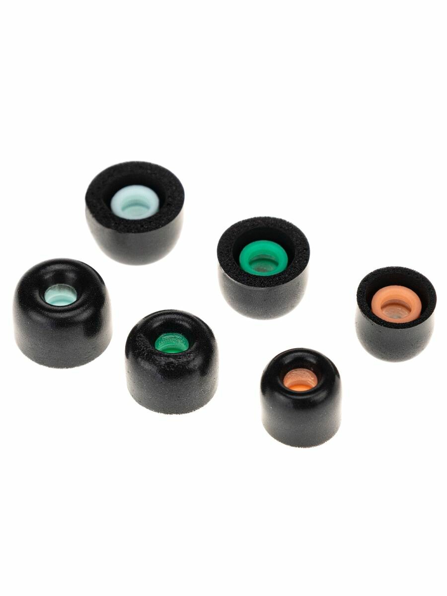 Универсальные амбушюры пенные (S/M/L) (Черный)