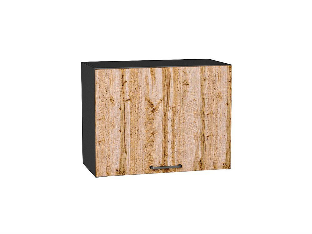 VVT Шкаф верхний горизонтальный Флэт Graphite, Wotan Oak 2S, 460, 600