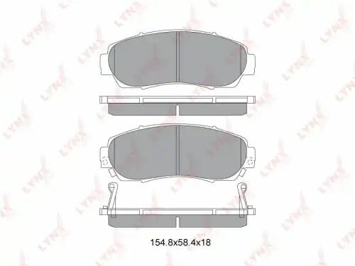 Колодки дисковые передние Honda CR-V 2.0-2.2 07>