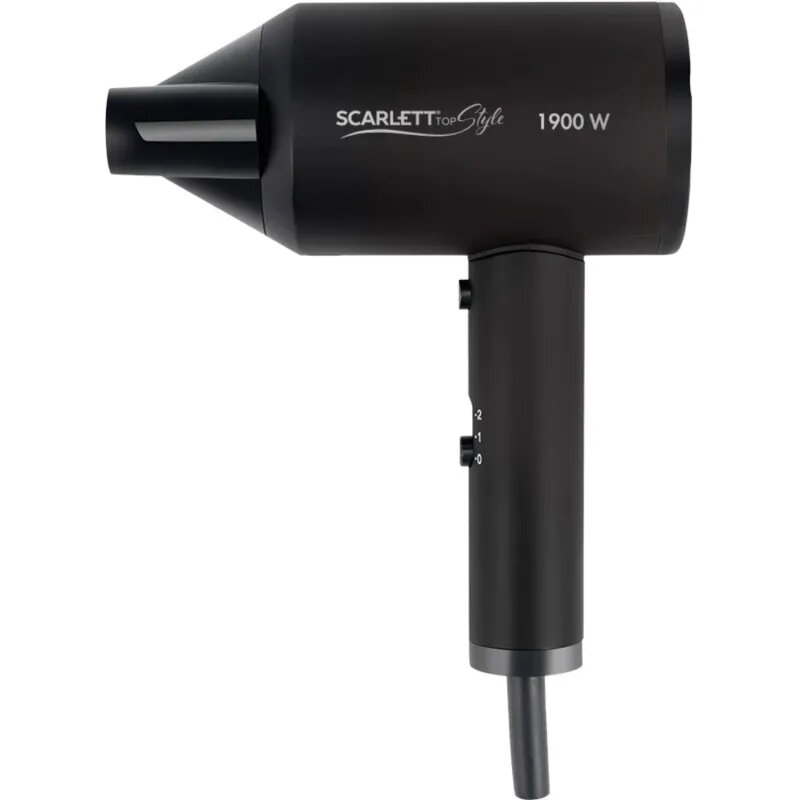 Фен SCARLETT SC-HD70I37, 1900Вт, черный 1971537