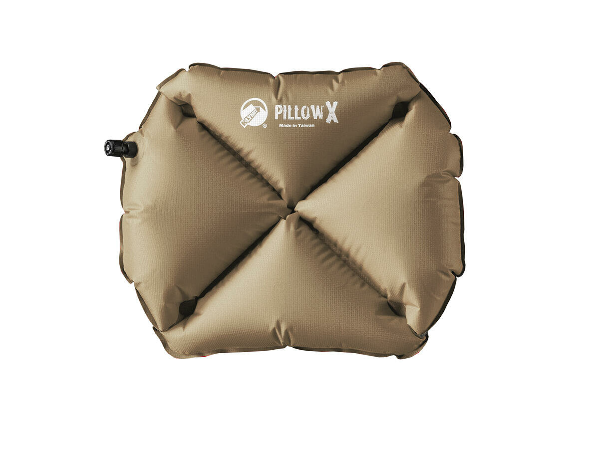Decathlon Надувная подушка Klymit Pillow X Recon, 38 x 28 x 10,2 см, 57 г, бежевая