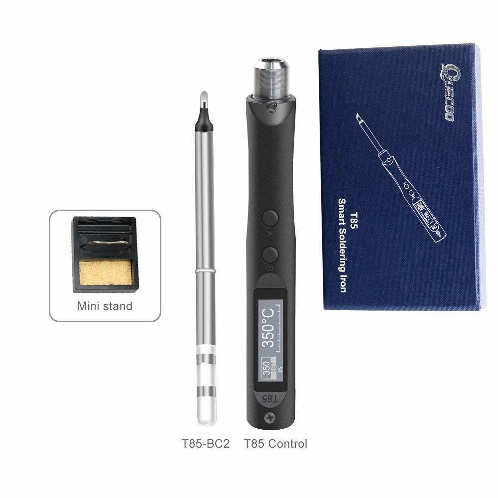 Электрический паяльник Комплект T85-BC2 96W Инструменты для ремонта Сварочная станция Переработка припоя Умная портативная головка паяльника