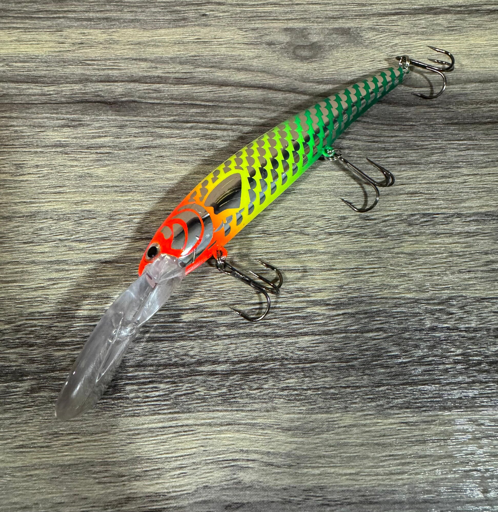 Воблер Bandit walleye deep (12 см; 19 гр) заглубление 8 метров/ цвет Orange Silver Scale 05#