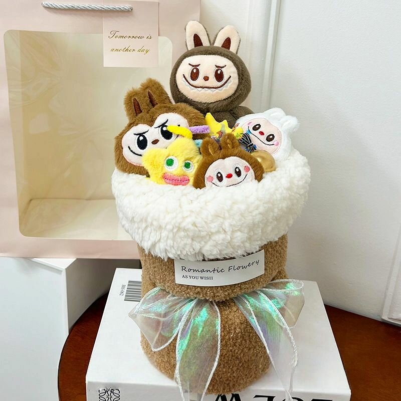 Мягкая игрушка "Черно-Серый", черно-серая, с текстильным корпусом, 34 см