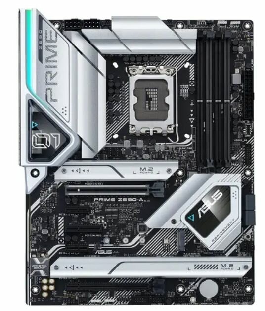 Материнская плата ASUS PRIME Z690-A (PRIME Z690-A) - LGA 1700, Intel Z690, 4хDDR5-4800 МГц, 2хPCI-Ex16, 4хM.2, Standard-ATX