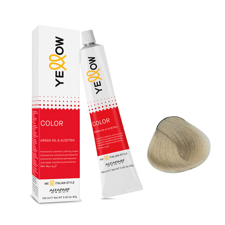 YELLOW PROFESSIONAL Ye Color Permanent Coloring Cream Ye Color Перманентная крем краска 10.1 100 мл