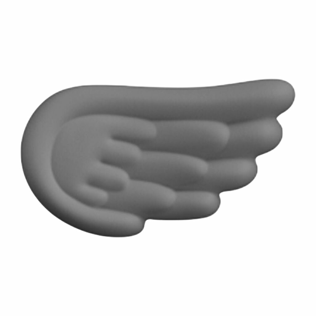 Коврик для стола с подставкой рук Cute angel wings keyboard-Космический Серый-Подставка