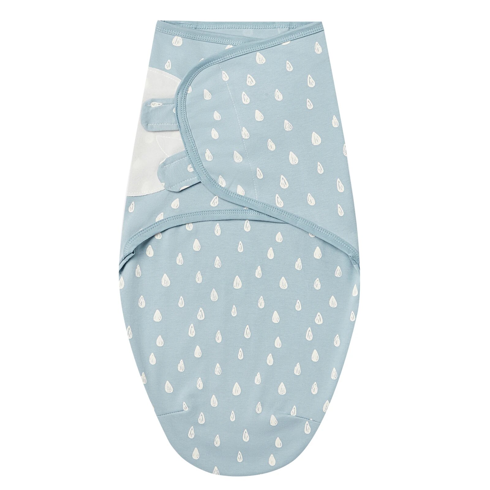 Детское муслиновое одеяло 65x51 Blue raindrops