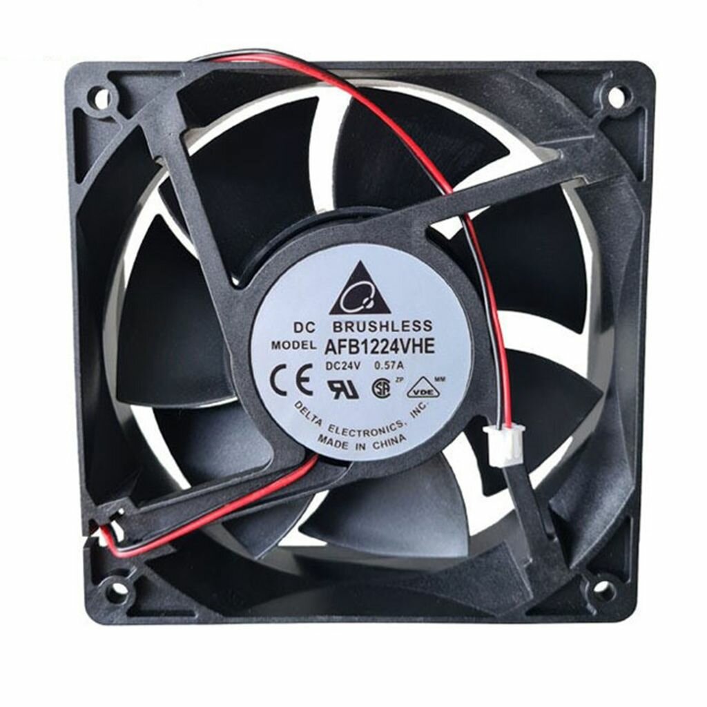 AFB1224VHE DC24V 0,57A 12 см 12038 120x120x38 мм 2-проводной инверторный охлаждающий вентилятор для радиатора шасси Delta