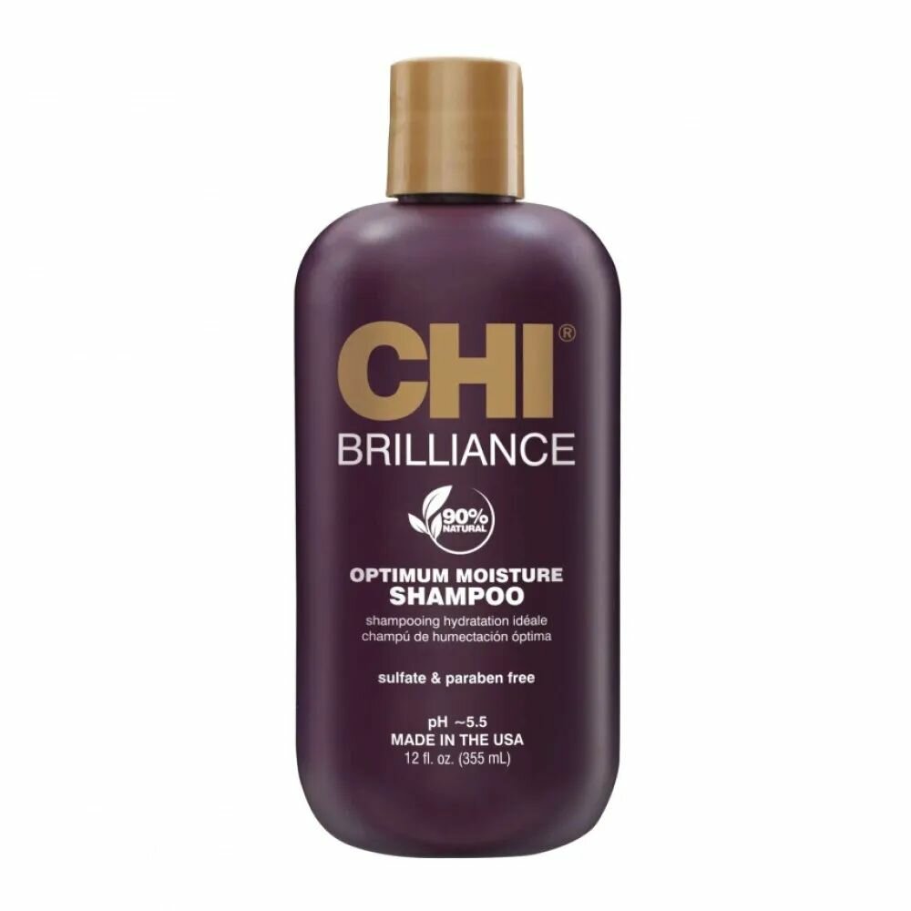 CHI Deep Brilliance Shampoo Шампунь оптимальное увлажнение, 355 мл