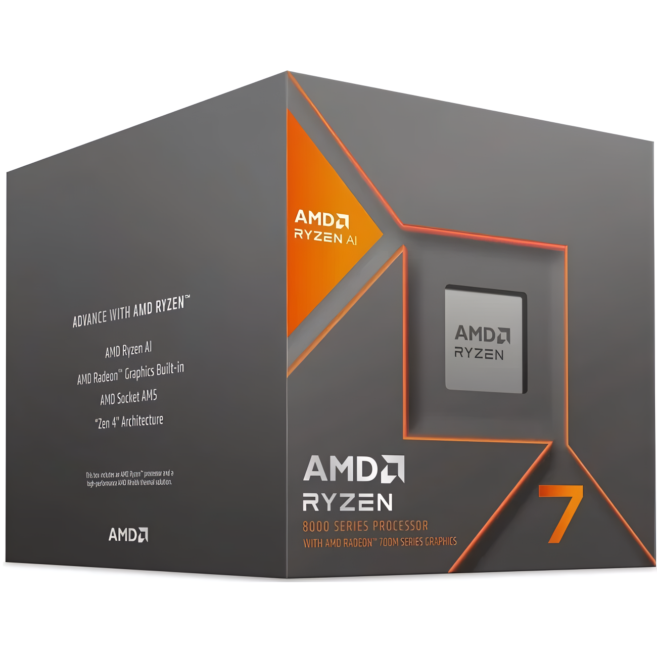 Процессор AMD Ryzen 7 8700G Phoenix, AM5, 8C/16T, 4.2GHz, L3 16Mb, 65W, BOX (100-100001236BOX)
