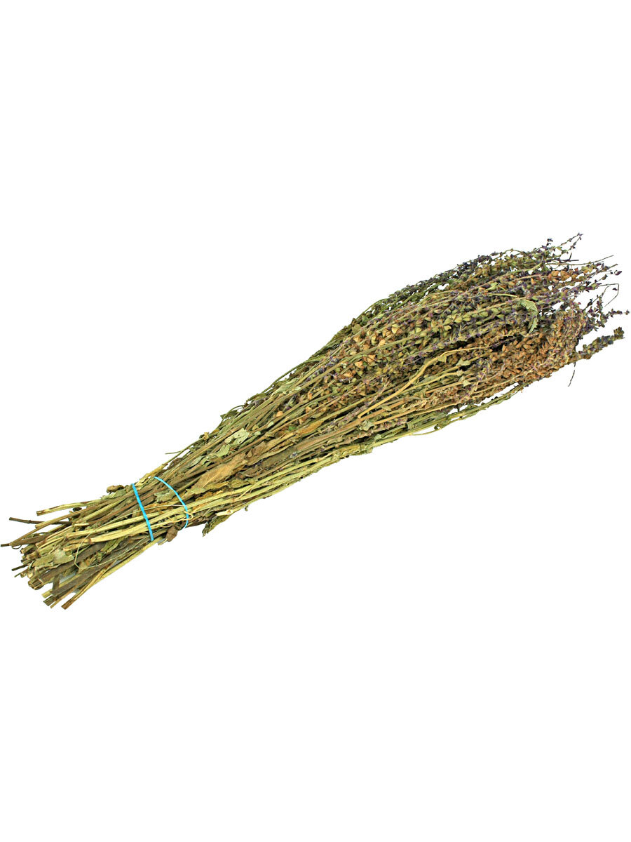 Веник травяной Суши Веник, из шалфея, для бани и сауны, урожай 2025