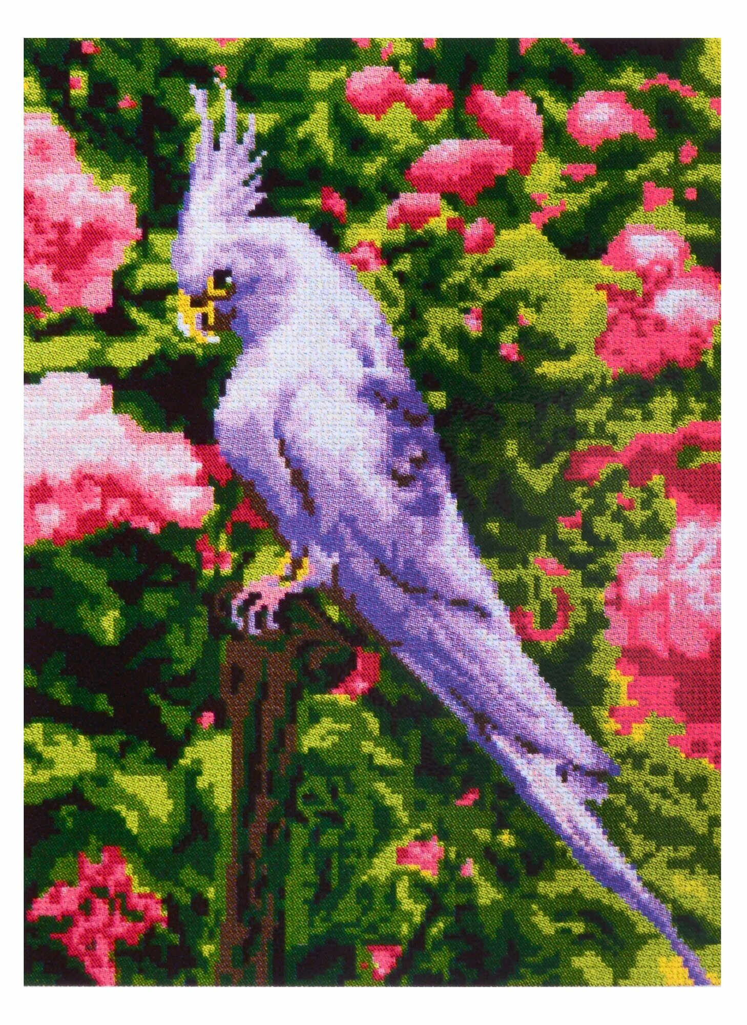 Набор для творчества. Алмазная мозаика "Белый попугай", 30х40 см