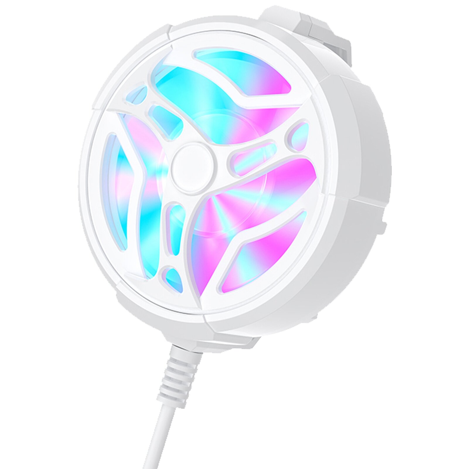 Кулер для телефона с воздушным охлаждением, малошумный вентилятор с питанием от USB, охлаждающий вентилятор для телефона, присоска, радиатор для телефона, задний зажим