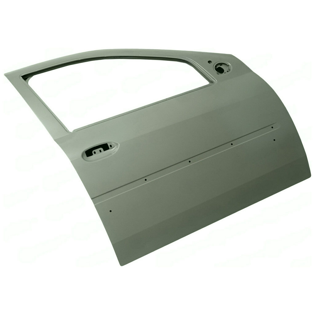 Дверь передняя правая с отверстиями под молдинг (без личинки) для Лада Ларгус (катафорез)