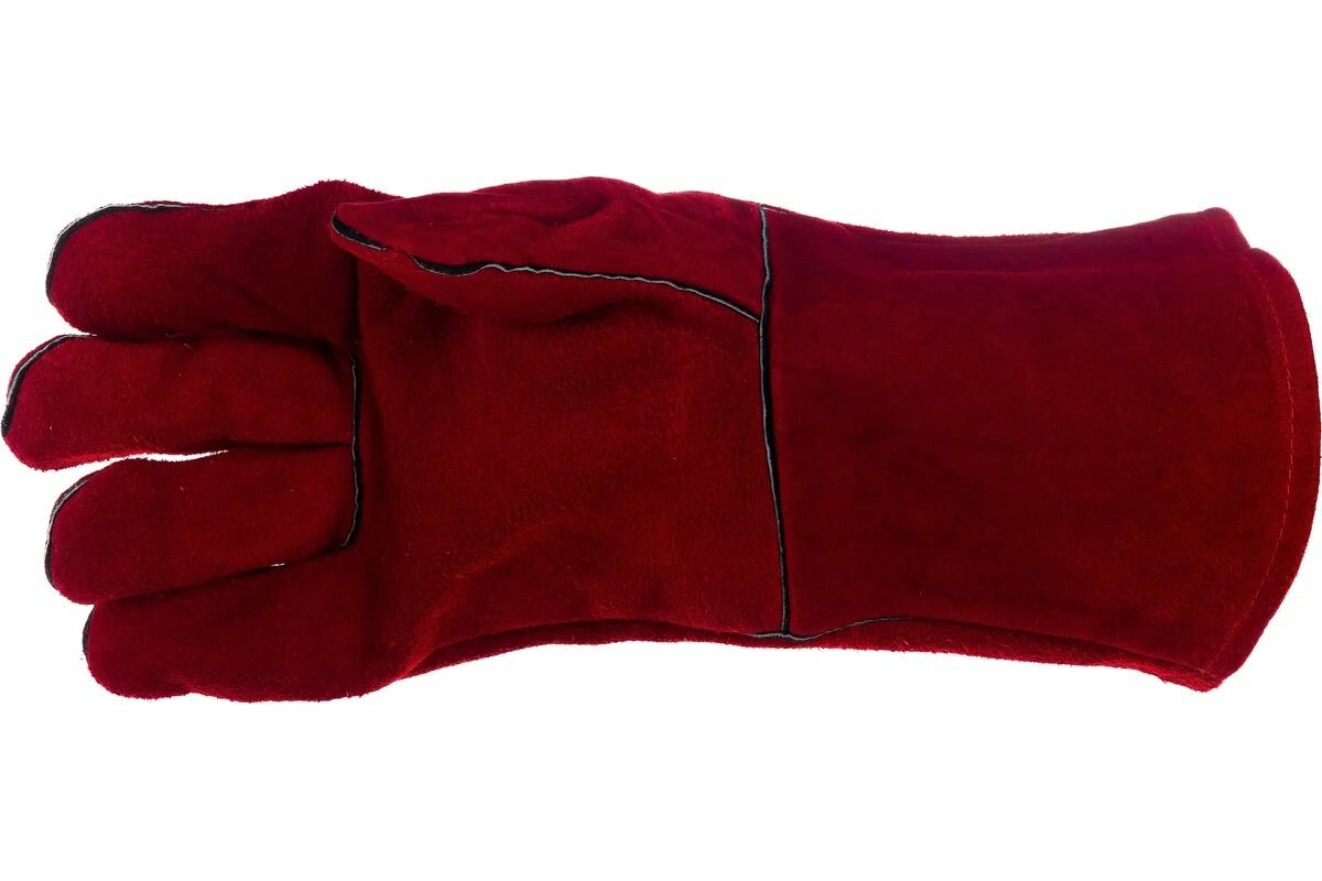 Краги Профессионал трек, красные, 35 см, 08025