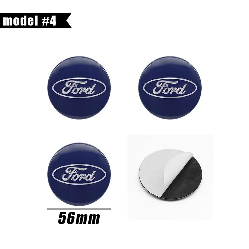 4 шт. колпаки ступицы Ford, 56 мм, Model 4