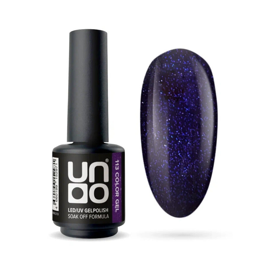 UNO, Гель-лак №113 Галактика - Galaxy, 8 г
