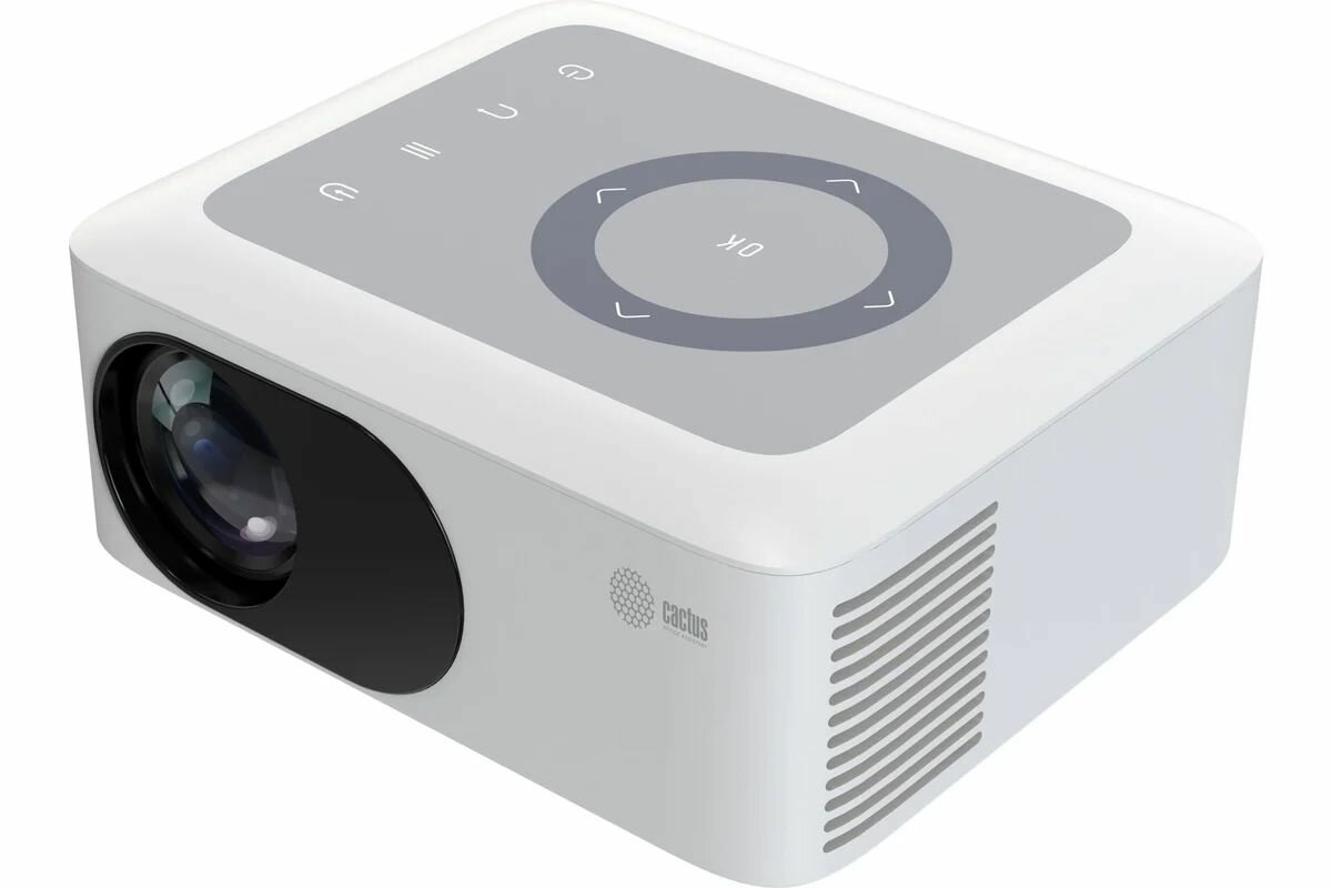 Проектор CACTUS CS-PRE.08WT. WXGA LCD 1500Lm LS 150Lm ANSI 1000:1 (30000час) 1xUSB typeA 1xHDMI 1.5кг 1980751