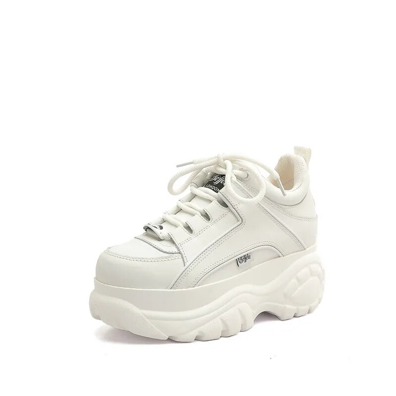 Кроссовки Women Sneakers Top Quality Genuine Leather Platform buffalo Shoes