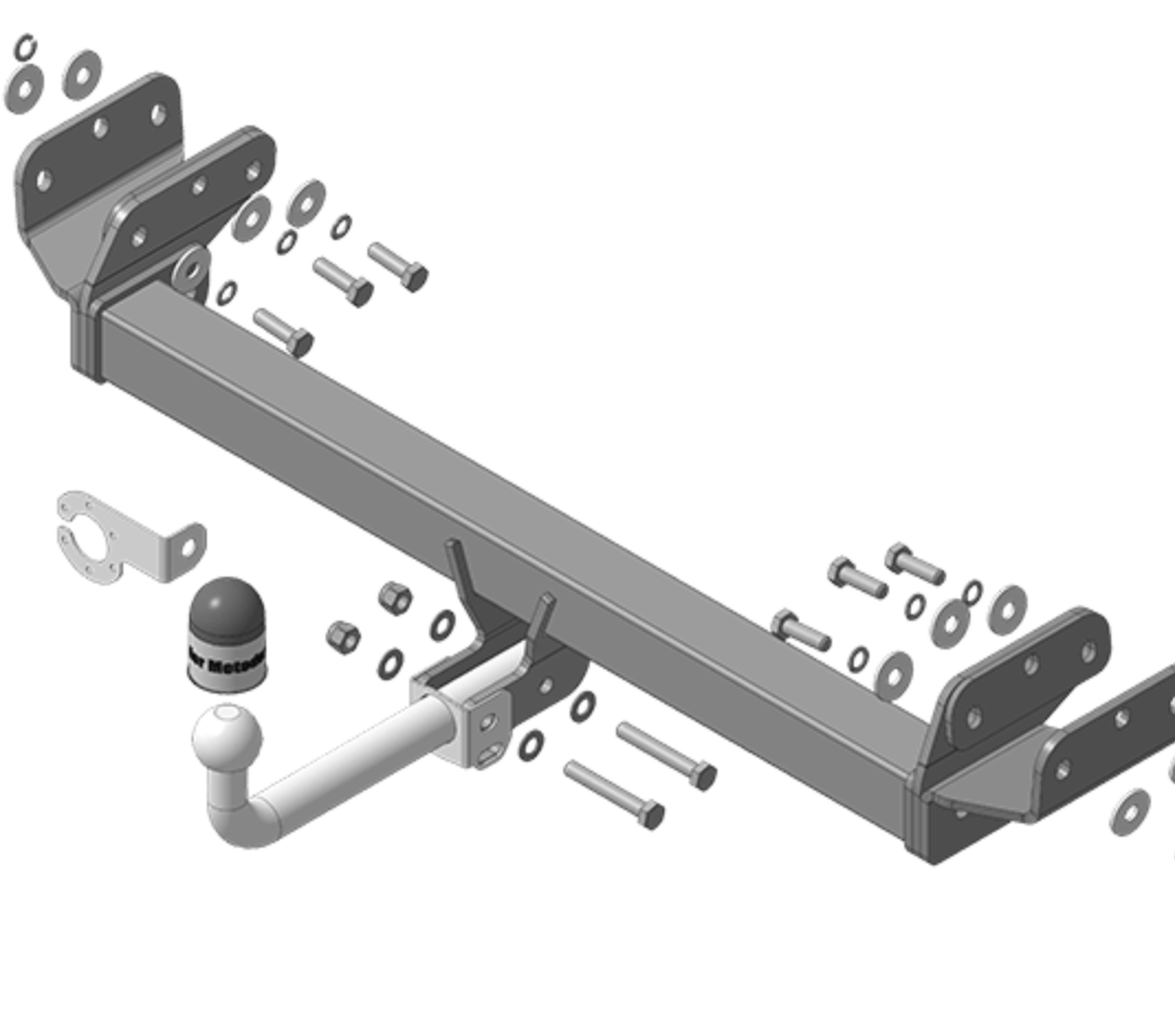 Фаркоп Motodor для Omoda C5 2024- (шар A)(паспорт и сертификат в комплекте, без электрики) 99028-A
