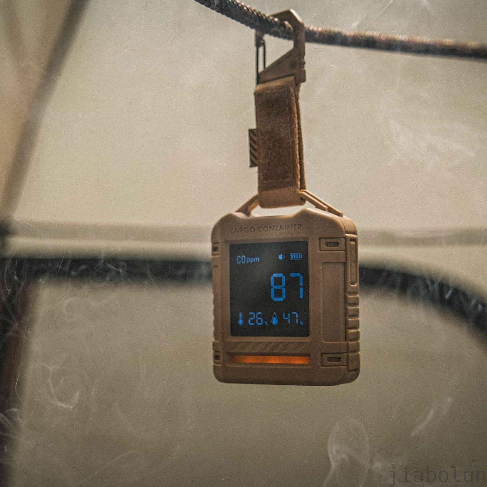 CARGO CONTAINER CO-детектор, датчик угарного газа для палатки, портативный, с экраном и термометром