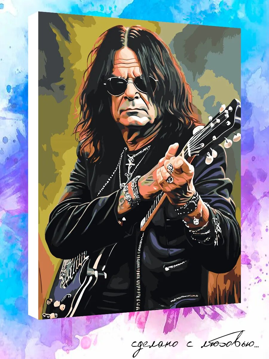 Картина по номерам Оззи Осборн Рок-музыкант Певец