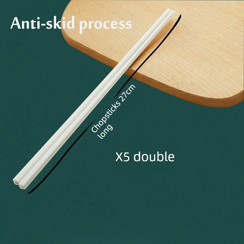 Чайные палочки из чистого белого костяного фарфора для домашнего использования, высококачественные, белые, 10 пар,