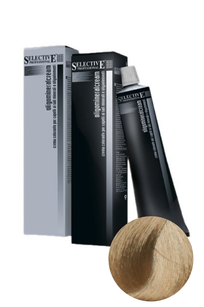 SELECTIVE PROFESSIONAL Крем-краска OLIGO MINERAL CREAM 9.03 очень светлый блондин золотистый, 100 мл