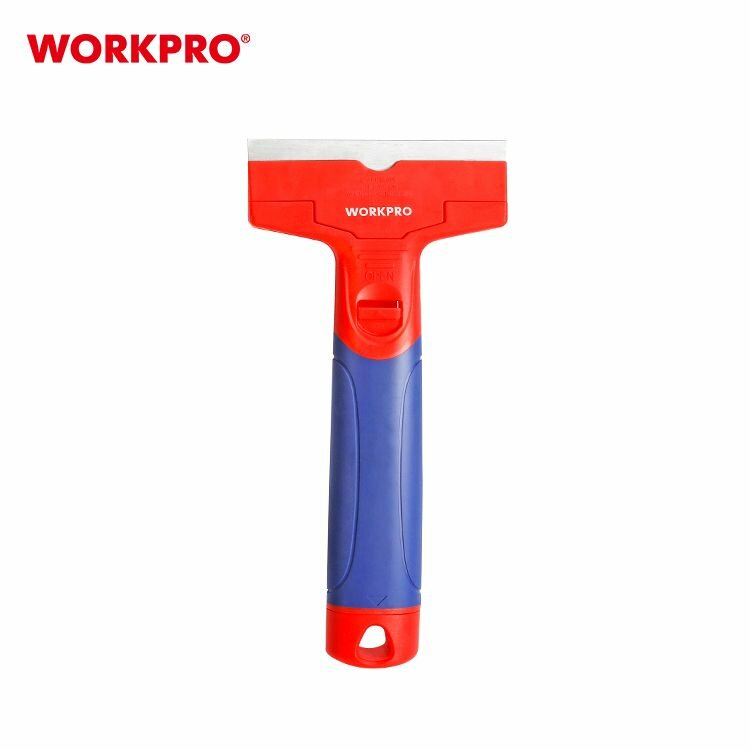 Скребок для стекла и плитки с лезвием 89мм + 5 лезвий WORKPRO