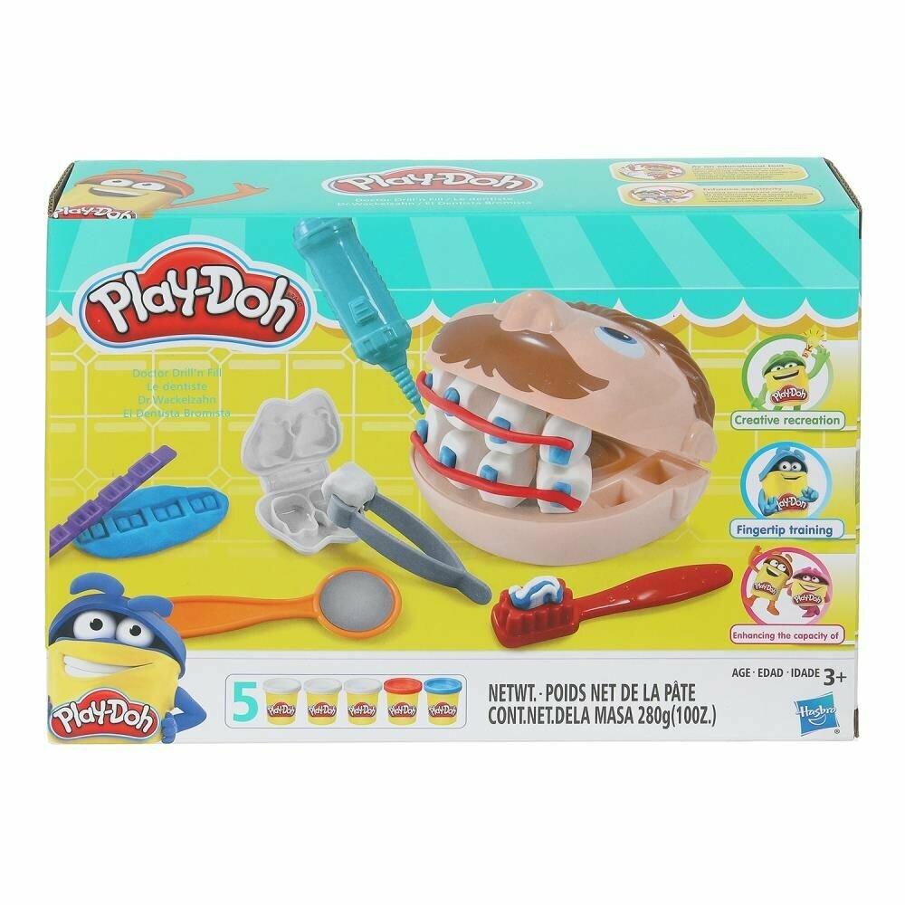 Набор с тестом для лепки с формочками, Зубастик