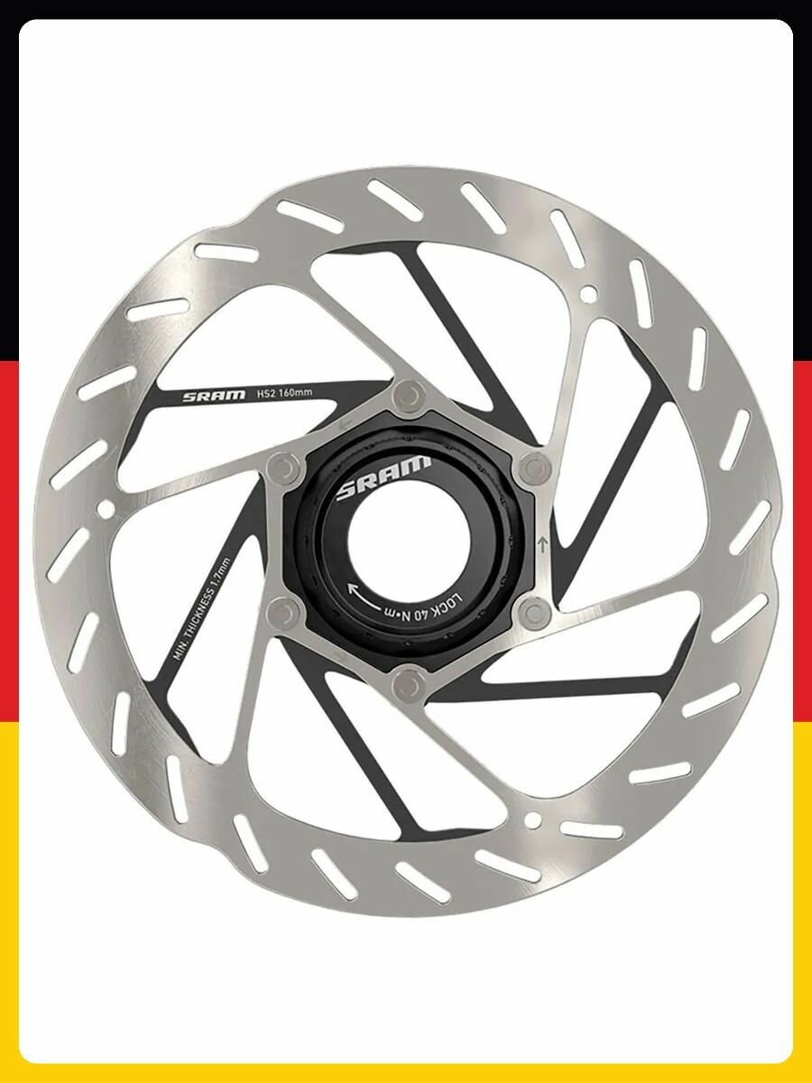Тормозной диск для велосипеда Sram HS2 160 мм