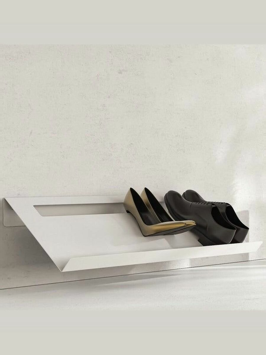 Обувница подвесная, компактная, лофт в прихожую