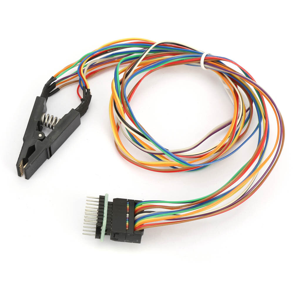 Тестовый зажим для программатора SOP16 SOIC16, 16-контактный тестовый зажим для микросхем SOP16 - DIP8, флеш-память