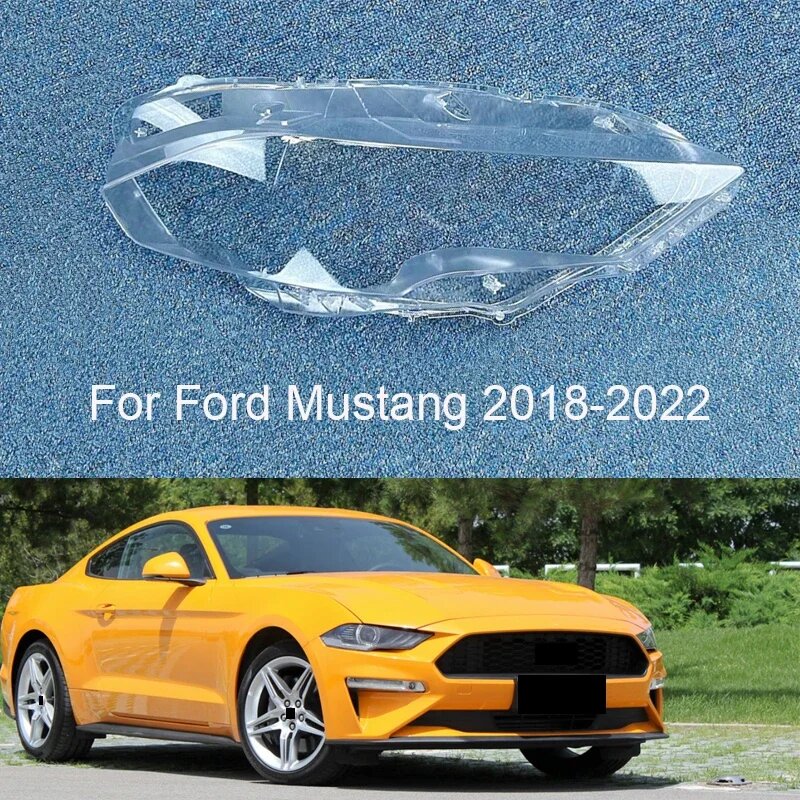 Передняя фара Ford Mustang 2018-2022 Left, прозрачная