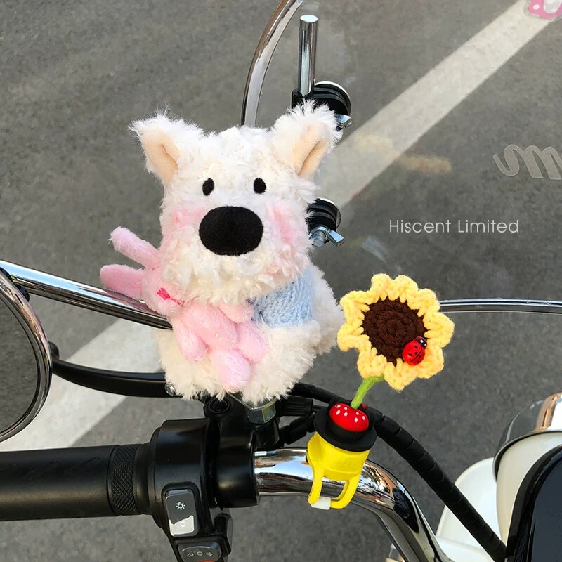 Декоративная аксессуар для зеркала электроскутера с подсолнухом и кроликом, стиль Западный Высокогорный, 1 шт