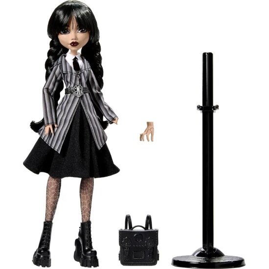 Кукла Monster High HXJ04 x Wednesday School Doll Уэнсдэй Аддамс