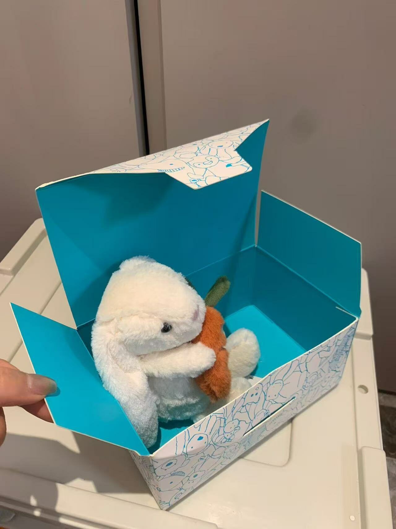 Коллекция серий Bonnie Rabbit ---8 Сердце Bonnie Rabbit Золотая этикетка Цветочный светло-розовый плюшевый игрушечный подарок кукла