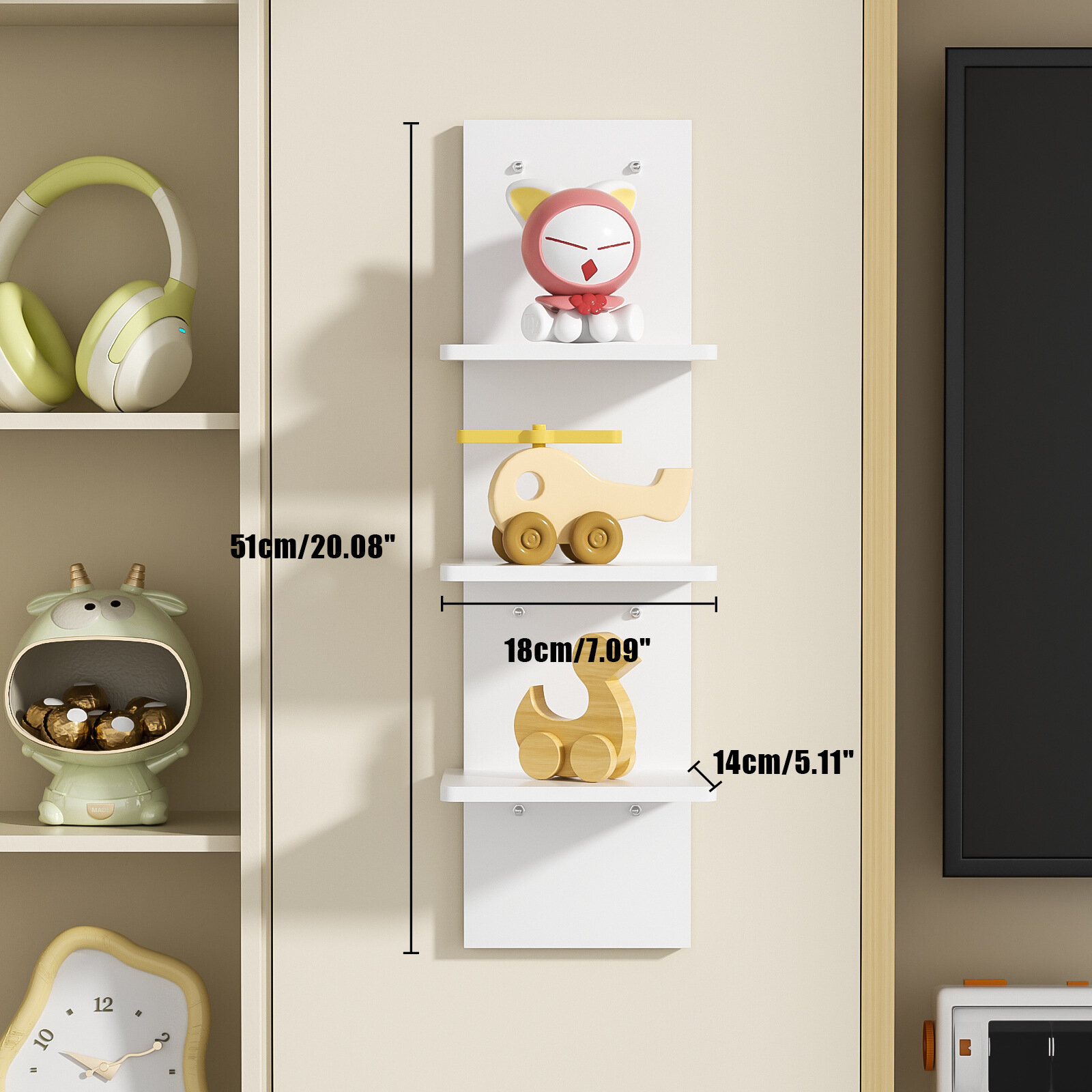 Настенный стеллаж для хранения, настенный, для гостиной, простой настенный стеллаж, настенная полка для спальни, многоярусный стеллаж для хранения