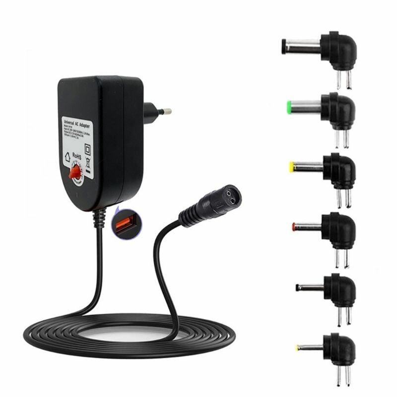 Импульсный источник питания европейского стандарта мощностью 36 Вт + 6 адаптеров