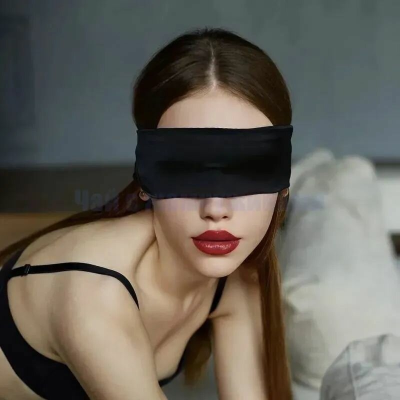 Эротическая сексуальная повязка лента на глаза бандаж бдсм