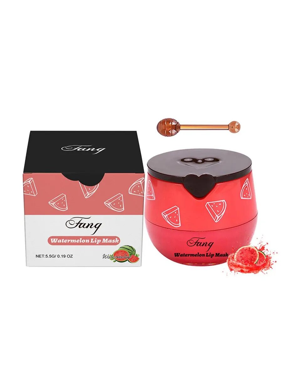 Маска для губ, увлажняющая и смягчающая, фруктовый аромат