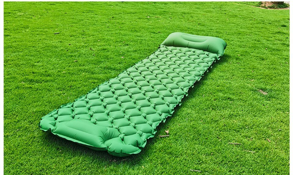 Надувной матрас для отдыха на открытом воздухе, складная кровать для кемпинга и офиса, влагостойкий матрас