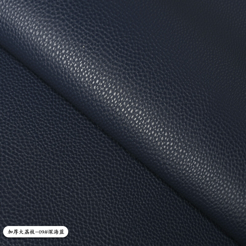 Утолщенная большая ткань из искусственной кожи с текстурой личи, мягкая кожа для диванов, материал для обуви, имитация искусственной кожи от фабрики