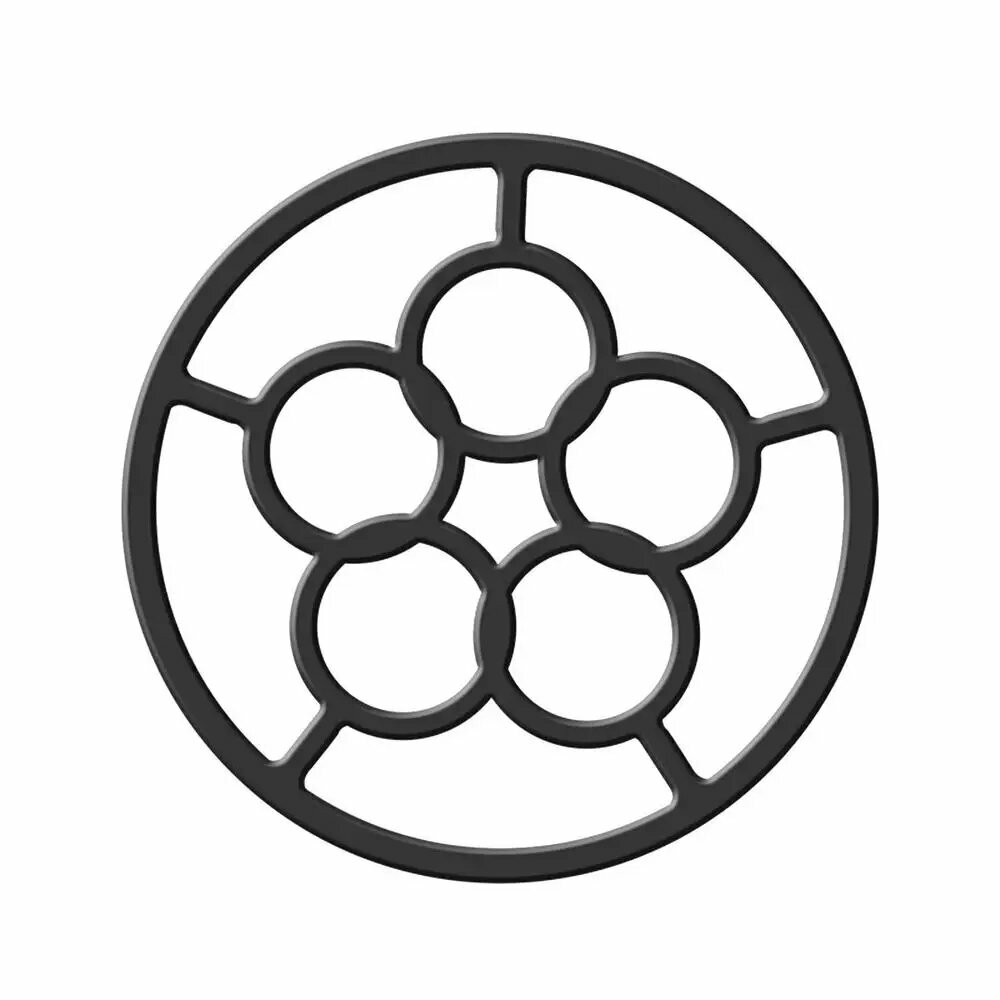 Подставка для вока для плиты Подставка для вока Держатель вока Чугунное опорное кольцо Стойка для горелки вок Подставка для кастрюли Подставка для воздушного кольца Редуктор Нескользящий