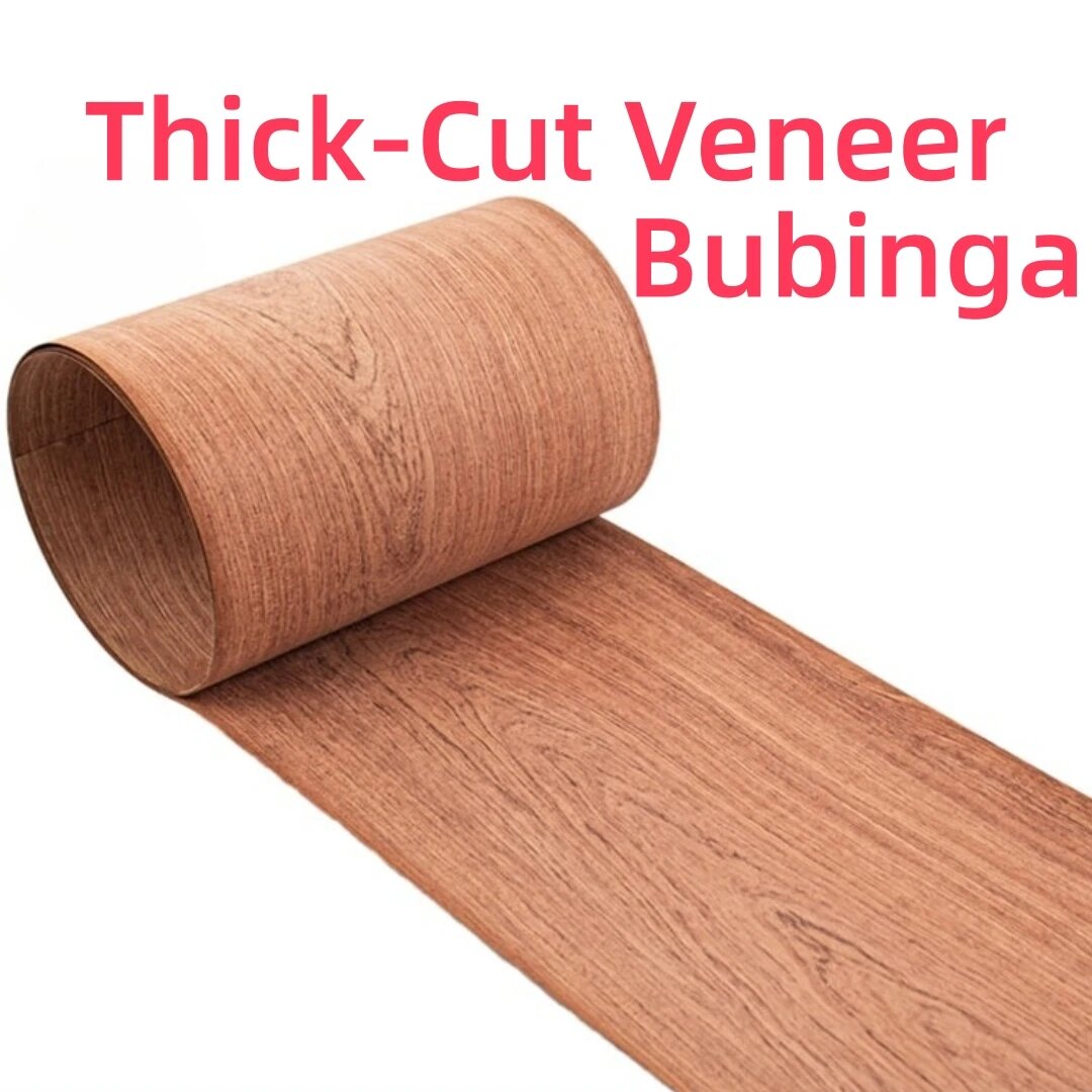 Толстый натуральный шпон из древесины бубинга для реставрации