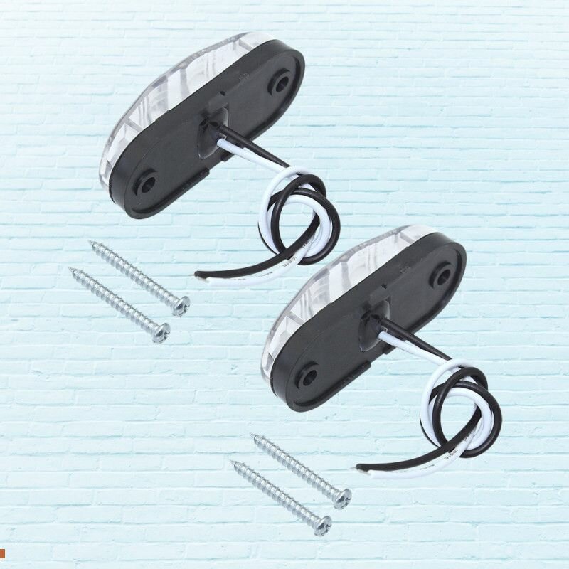 2 шт. безопасные светодиодные фонари для прицепа, ходовые огни