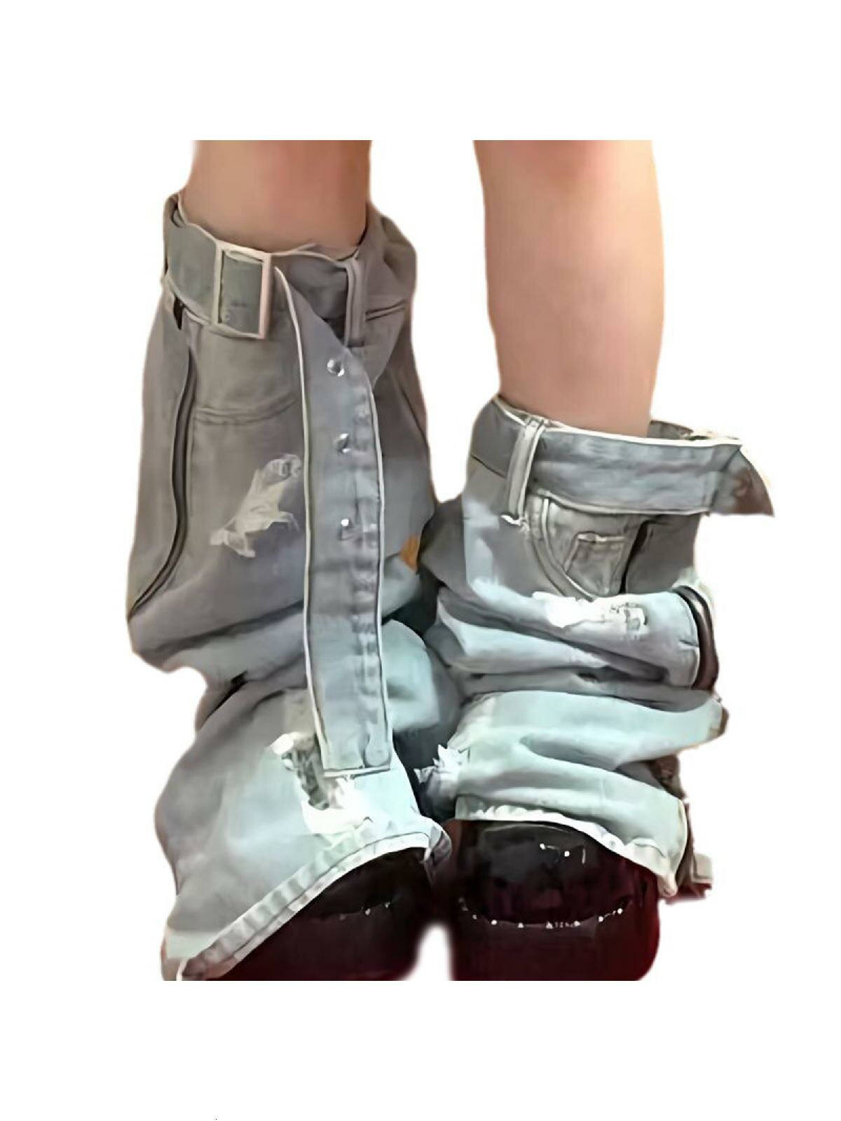 Ботфорты-чехлы в стиле хараяку-панк