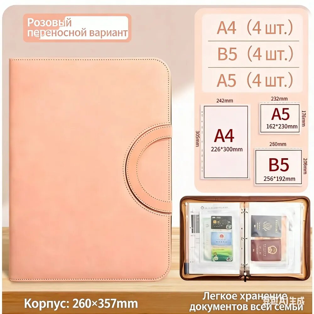 Папка-органайзер A4, 1 шт.